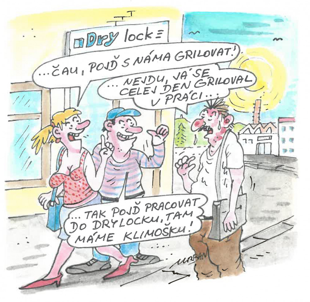 Urban nakreslil sérii pivních tácků, hledejte je po hospodách ...