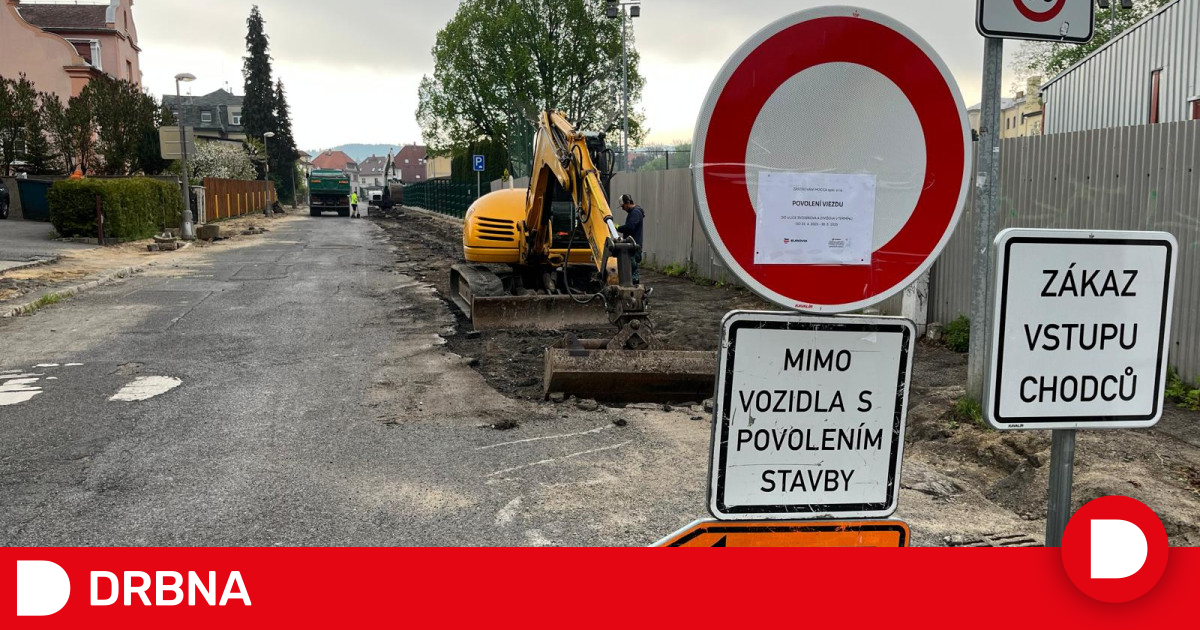Začala rekonstrukce Svojsíkovy a okolních ulic. Firma má na dokončení ...