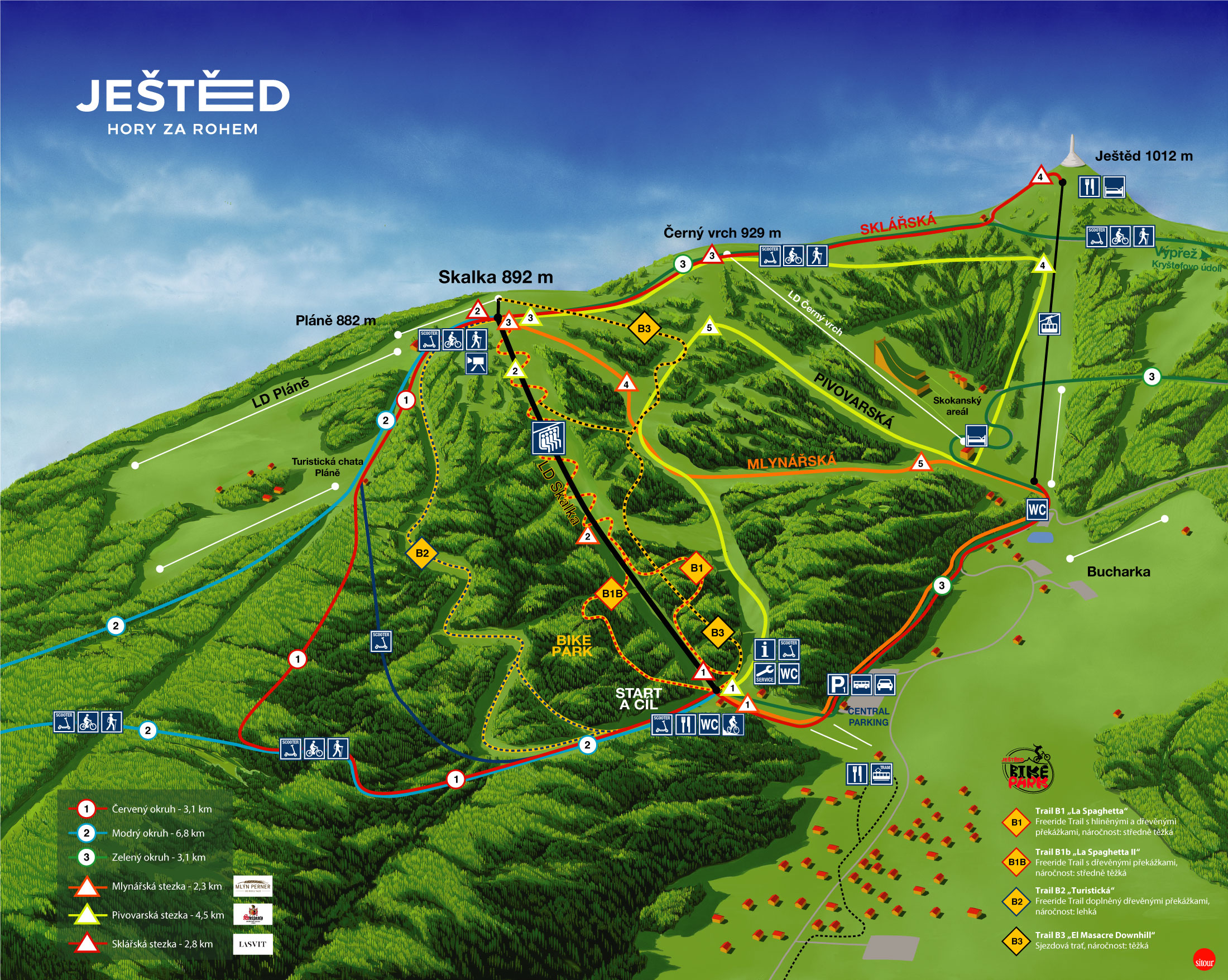 Příznivci jarních výletů se dočkali, Skiareál Ještěd zahájil letní ...